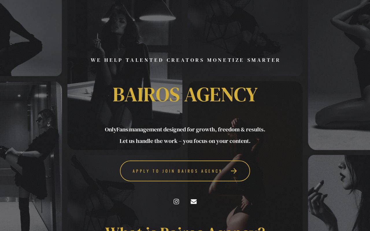 Landing Page Bairos Agency